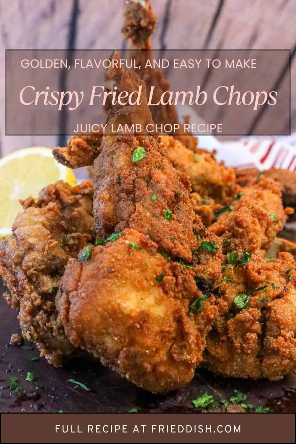 Crispy Fried Lamb Chops Recipe - FRIED DISH